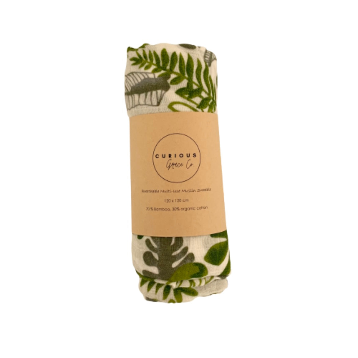 Cotton/ Bamboo Muslin Wrap: Rainforest – Curious Grace Co